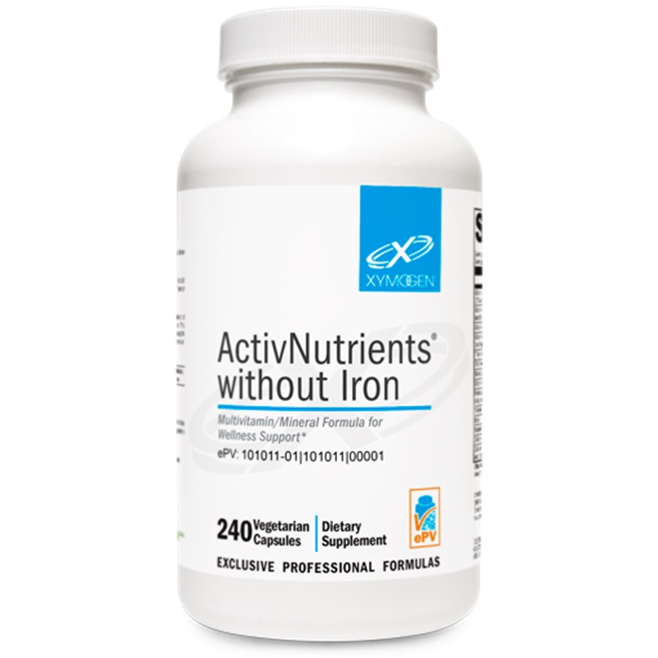 ActivNutrients® without Iron 240 Capsules - Xymogen - Wellspring LifeCare
